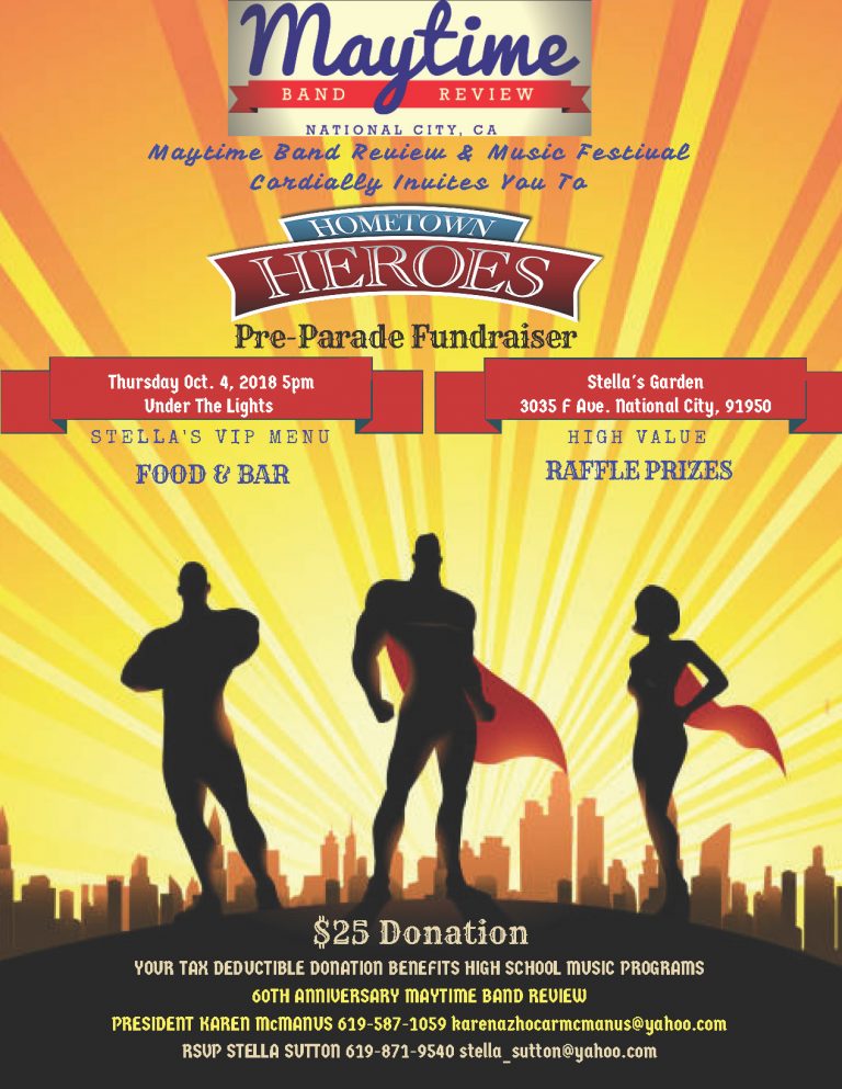 Join us Tomorrow Evening! Maytime Pre-Parade Fundraiser 2018 - Maytime ...